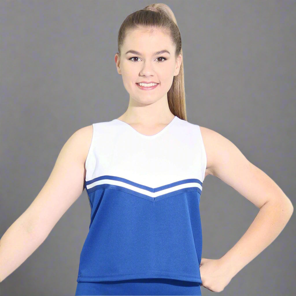 Danzcue Adult V-Neck Cheerleaders Uniform Shell Top – Danzia